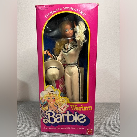 Mattel | Toys | 98 Western Barbie Taken Out Of Box She Gives You Her ...